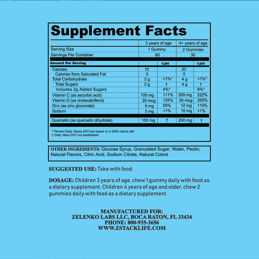 Kids Immune System Vitamins | Immunity Support | Kids Z-Stack® – Zelenko Labs